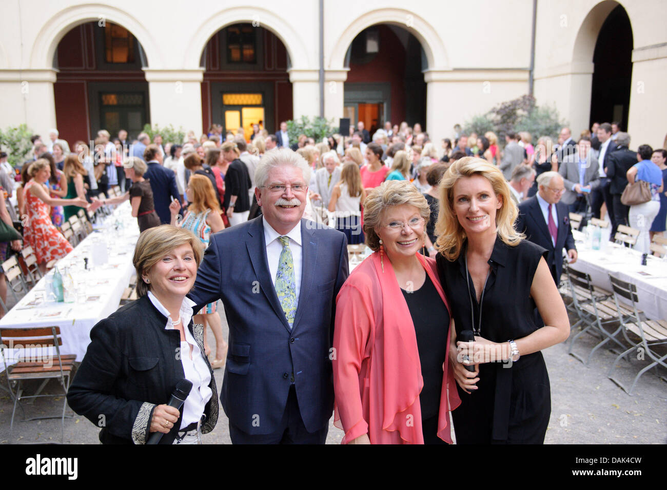 Steffi Czerny, Martin Zeil, Viviane Reding and Maria Furtwaengler-Burda ...