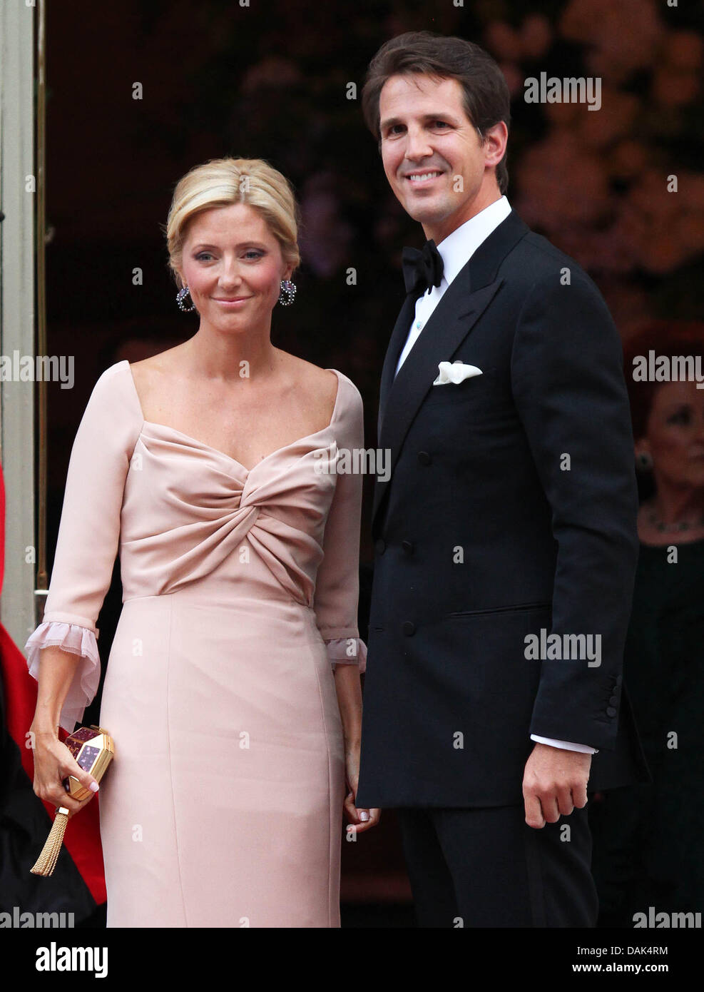 Crown Prince Pavlos and Crown Princess Marie-Chantal of Greece arrive ...