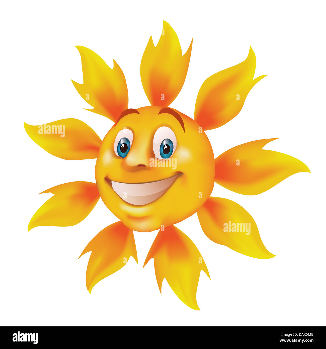 Cartoon red flame smiling happy hi-res stock photography and images - Alamy