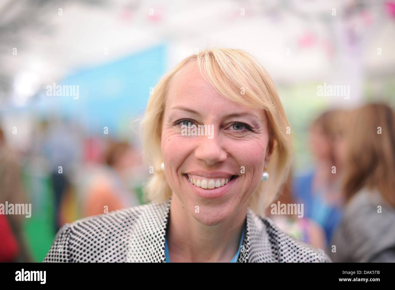 MUNICH/GERMANY - JULY 15: Portrait of Anne Gferer (HypoVereinsbank ...