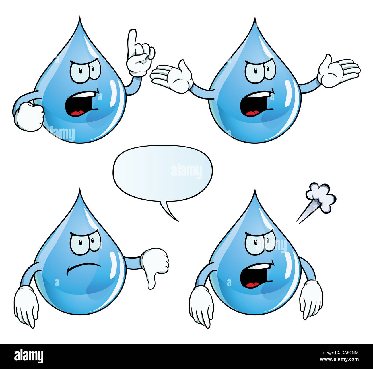 Cartoon water droplet hi-res stock photography and images - Alamy