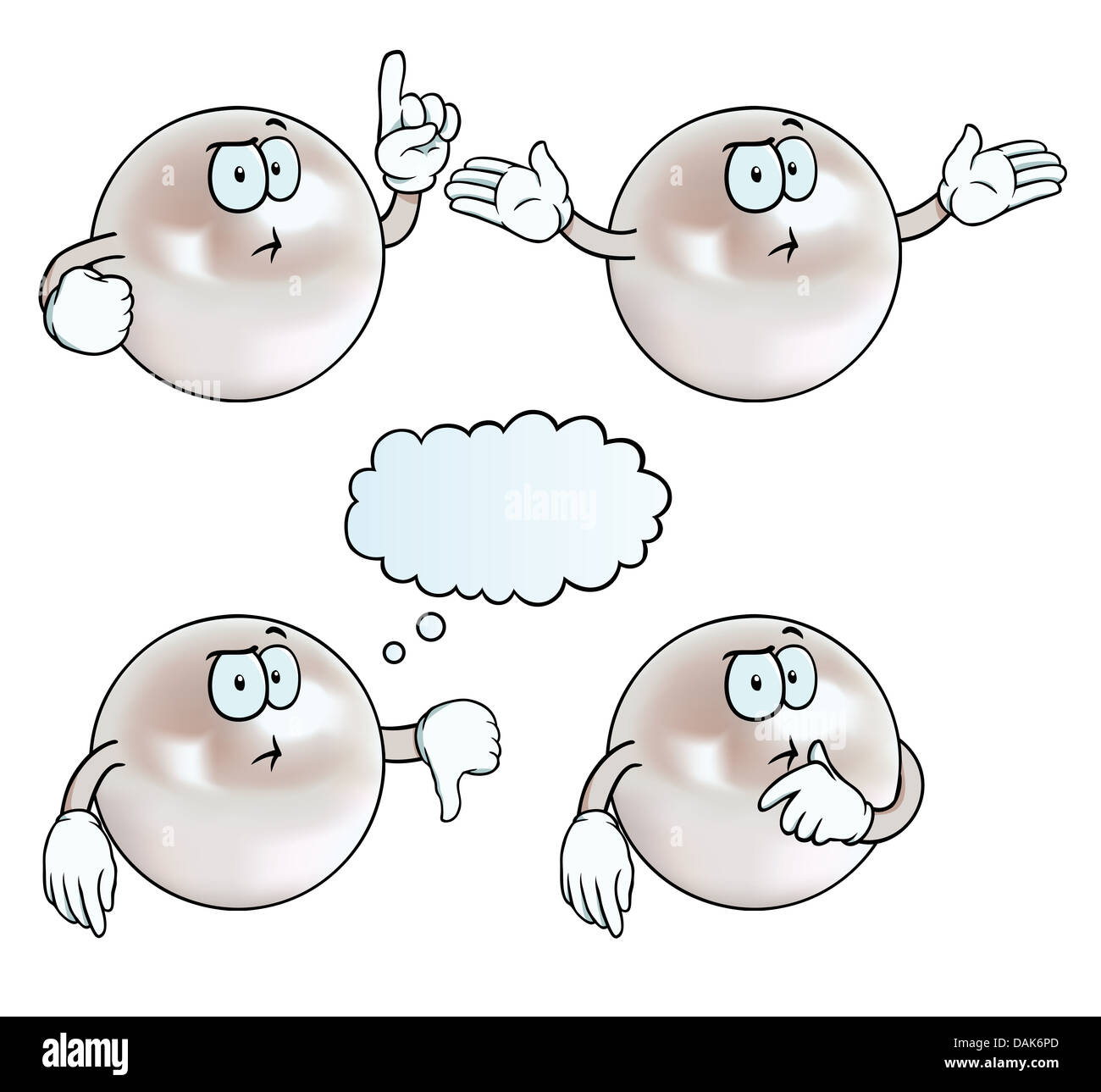 Pearl cartoon Cut Out Stock Images & Pictures - Alamy