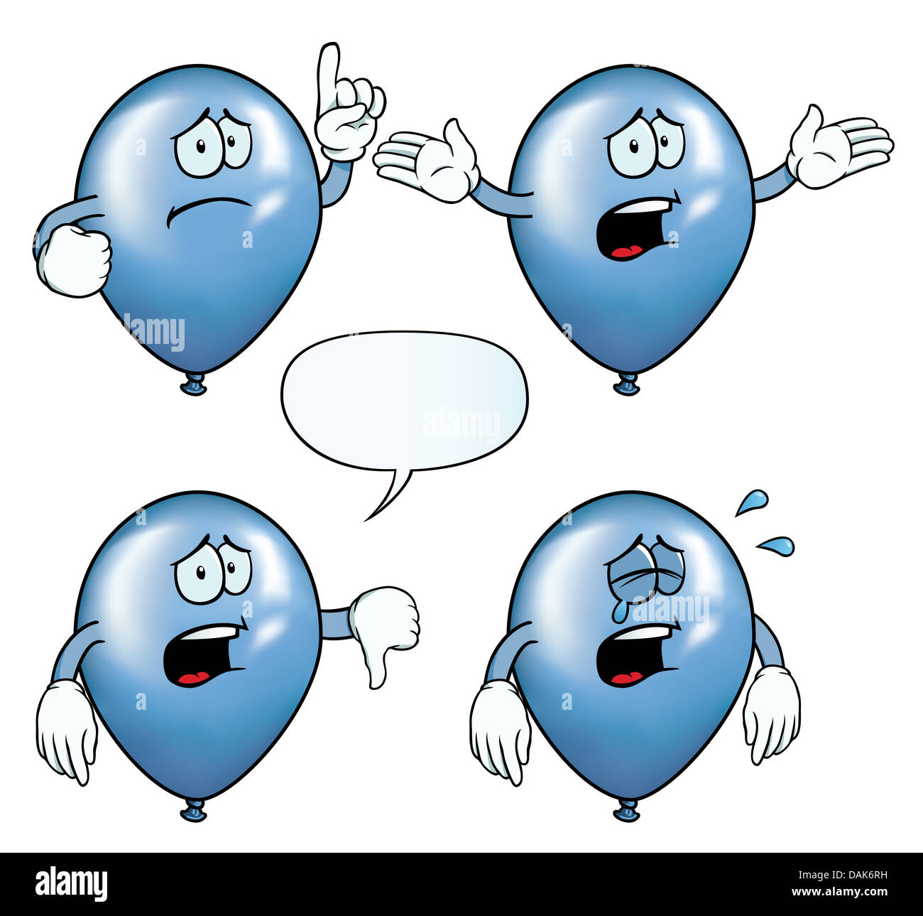 Sad balloons Cut Out Stock Images & Pictures - Alamy