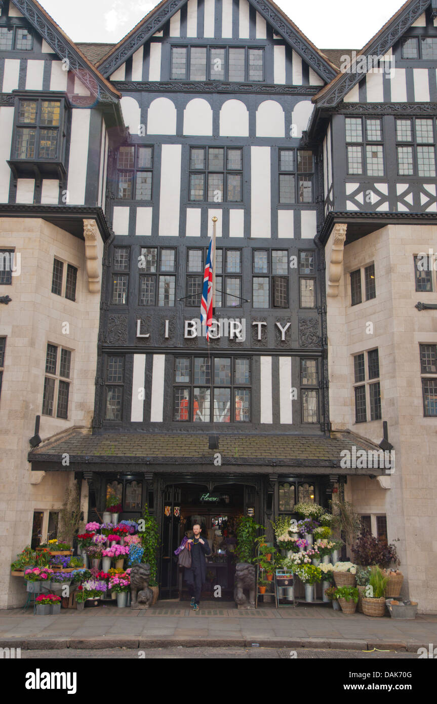 Liberty department store Soho district central London England Britain ...