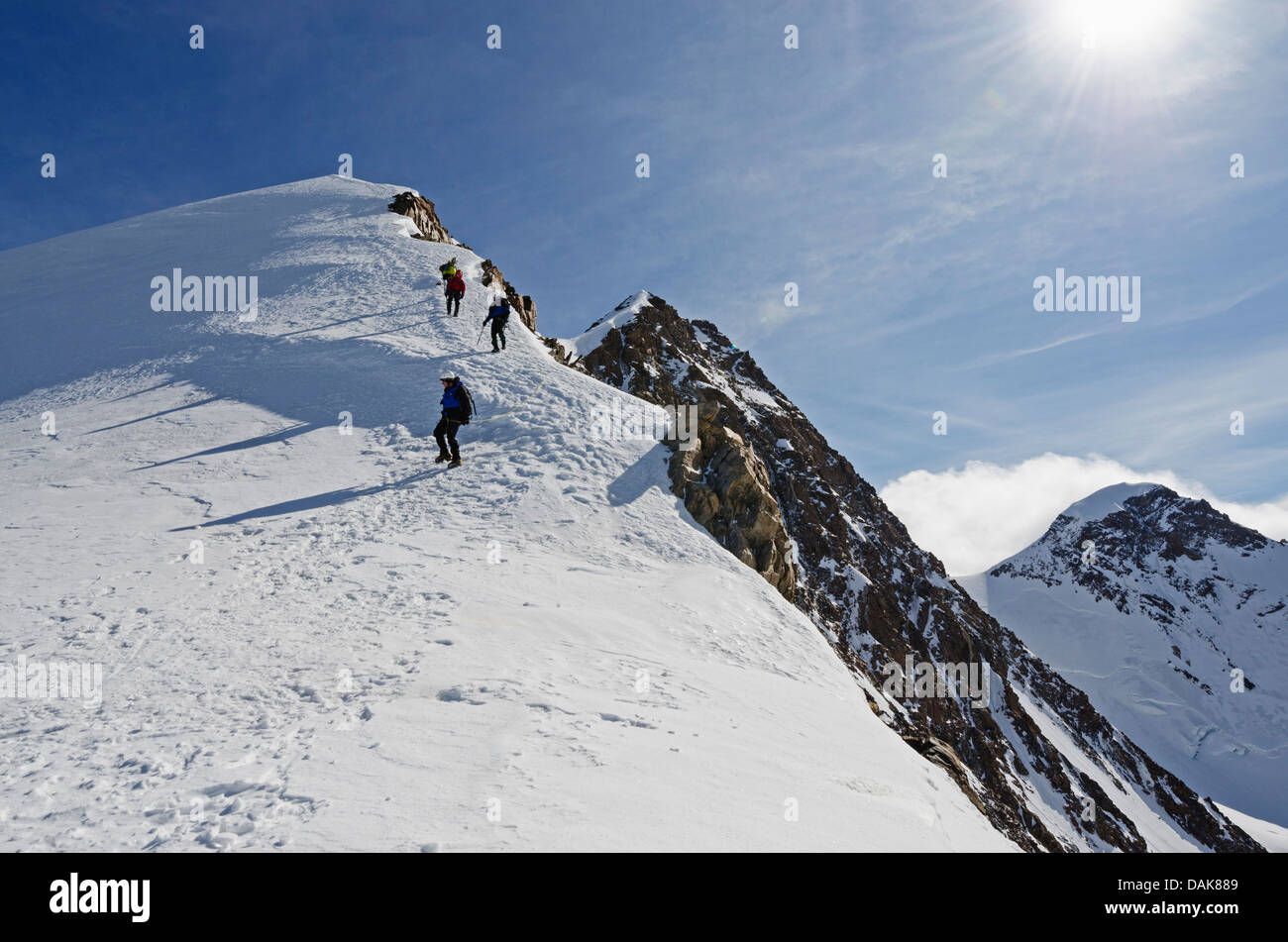 Climbing in the alps hi-res stock photography and images - Alamy