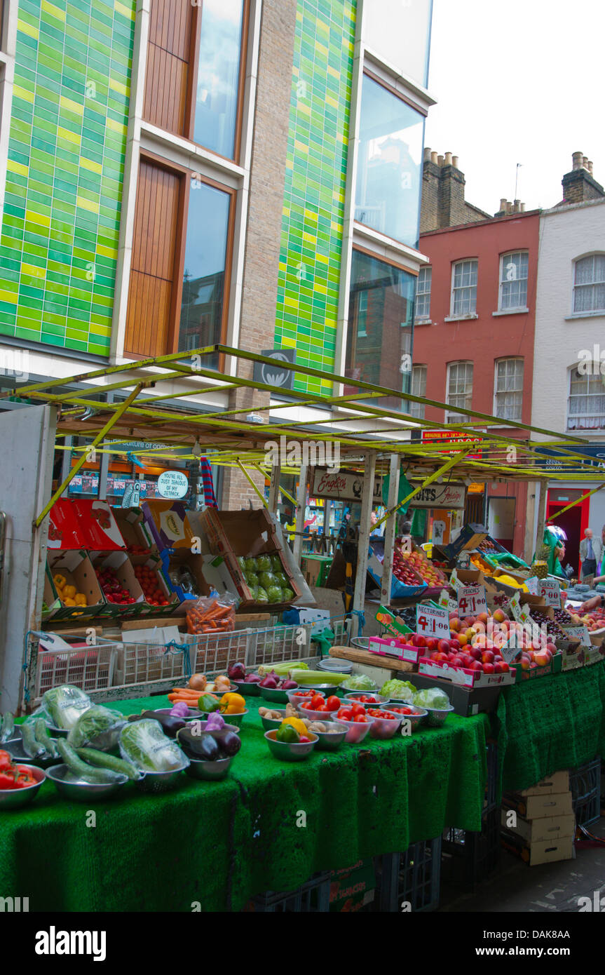 Berwick Street Soho central London England Britain UK Europe Stock ...