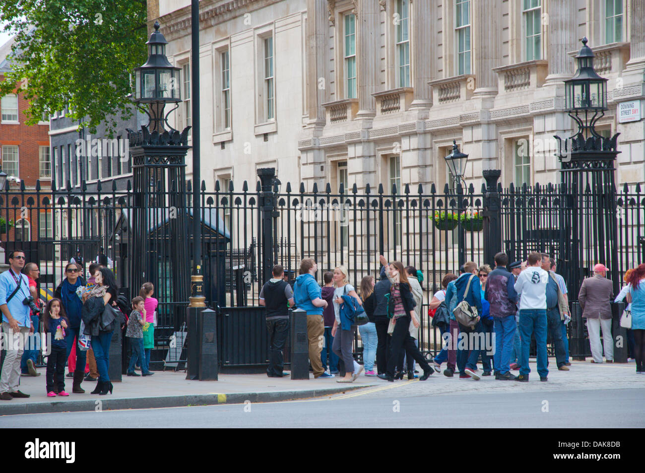 People outside downing street in central london hi-res stock ...