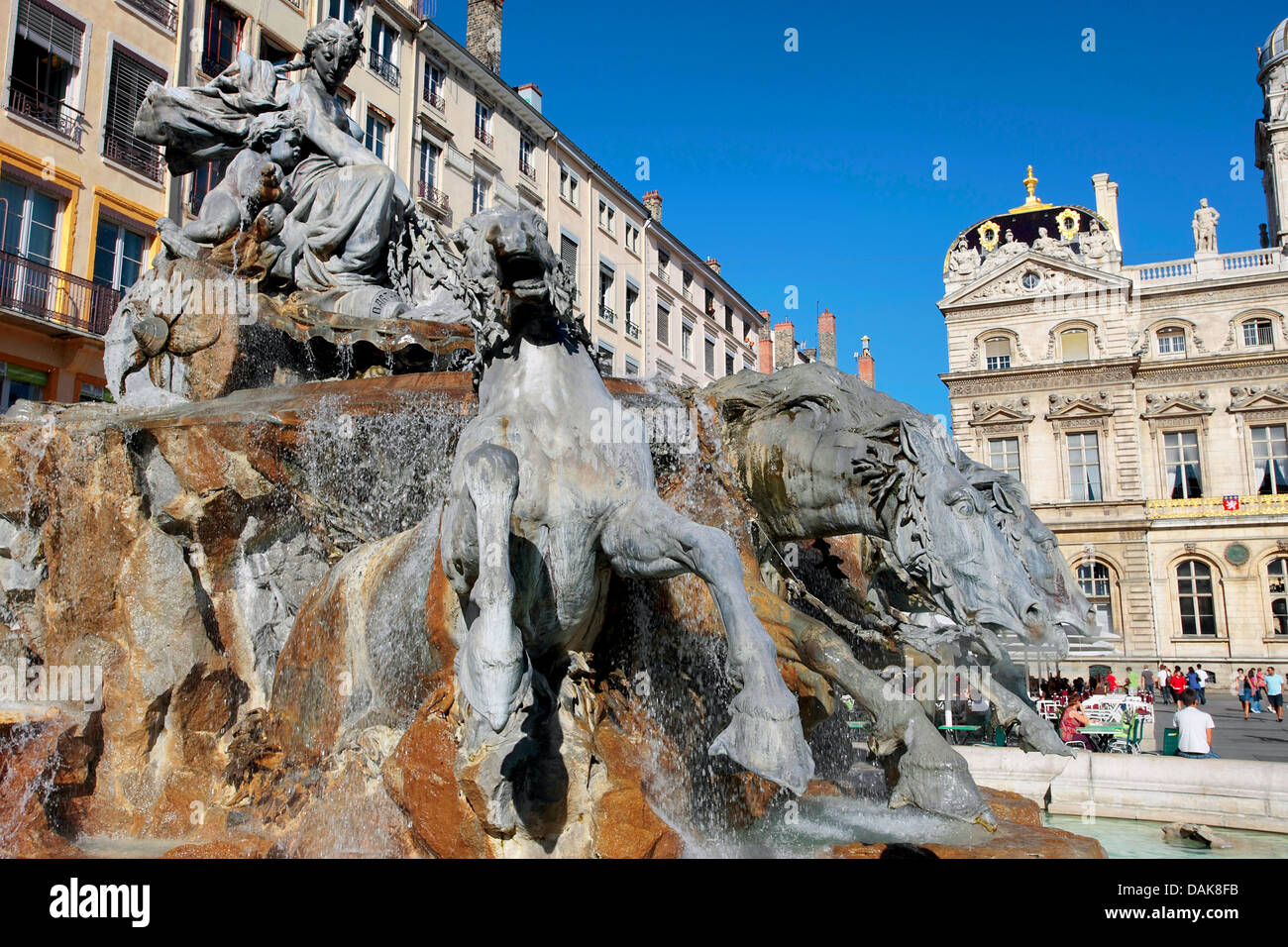 Bartholdi fountain terreaux square hi-res stock photography and images ...