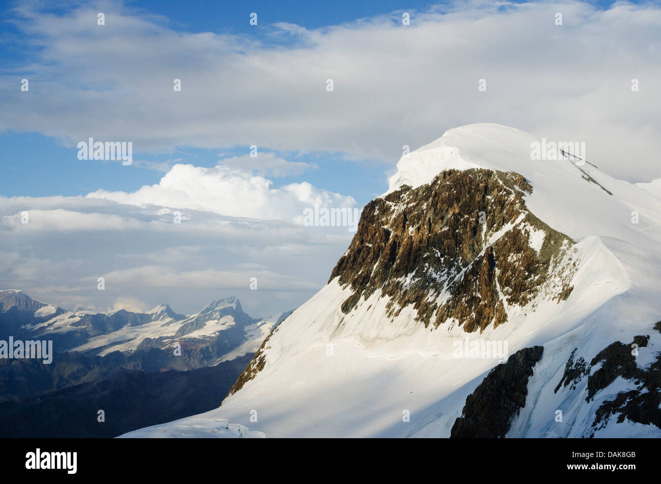 Breithorn mountain (4164m), Zermatt, Valais, Swiss Alps, Switzerland ...