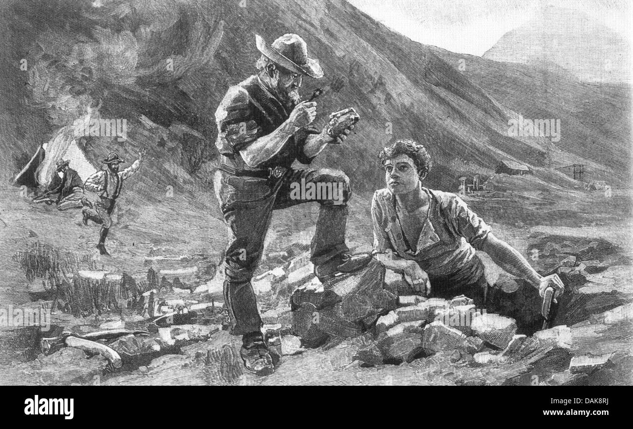 Mining in 1880s hi-res stock photography and images - Alamy