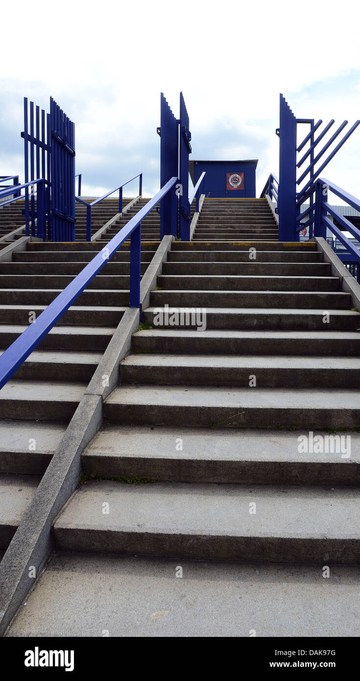 Stadium of the soccer team AC Sparta Praha in Prague, Czech Republic on ...