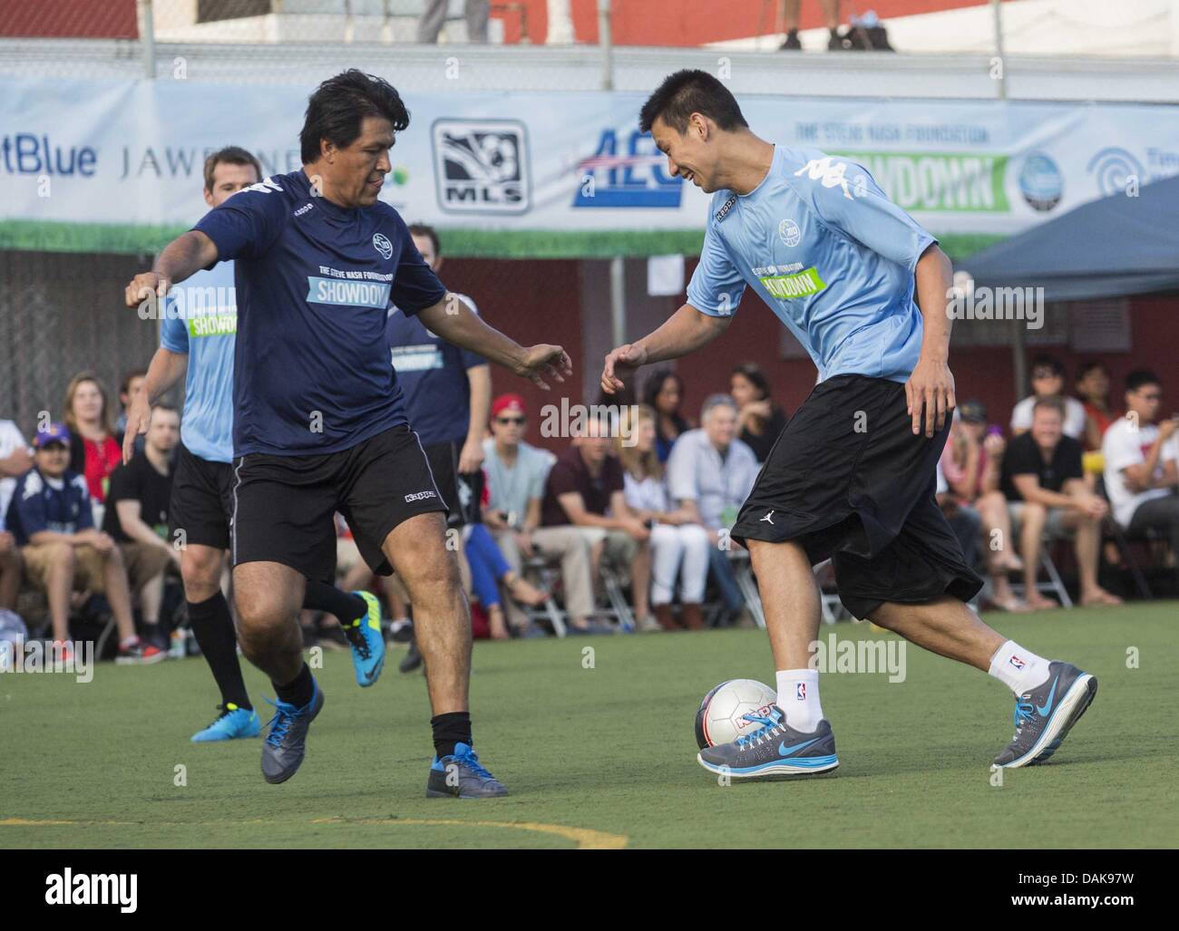Los Angeles, California, USA. 14th July, 2013. Basketball Player Jeremy ...