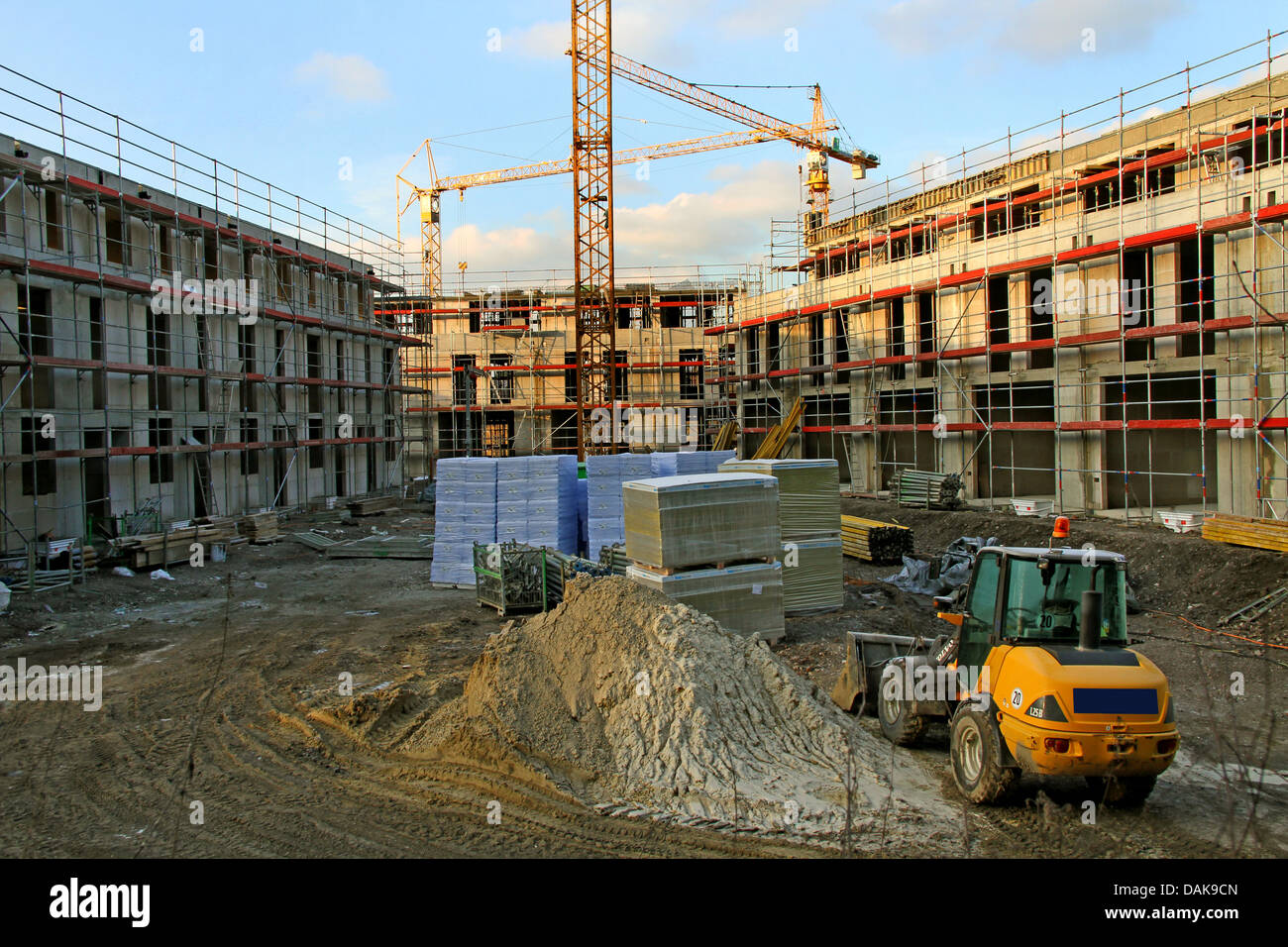 construction site of a new , Germany Stock Photo - Alamy