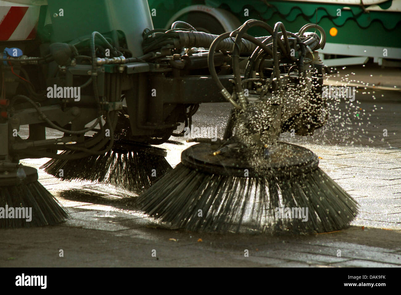 Road sweepers broom hi-res stock photography and images - Alamy