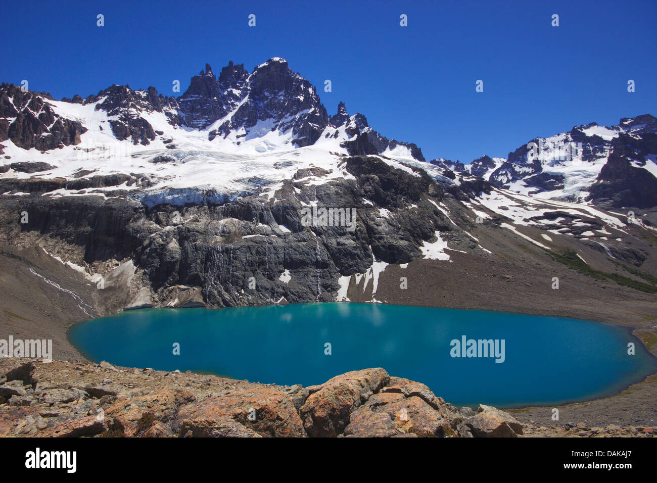 Cerro Castillo and Lake Cerro Castillo, Chile, Patagonia, cerro c Stock ...
