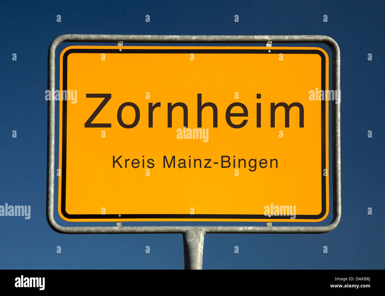 Zornheim place name sign hi-res stock photography and images - Alamy