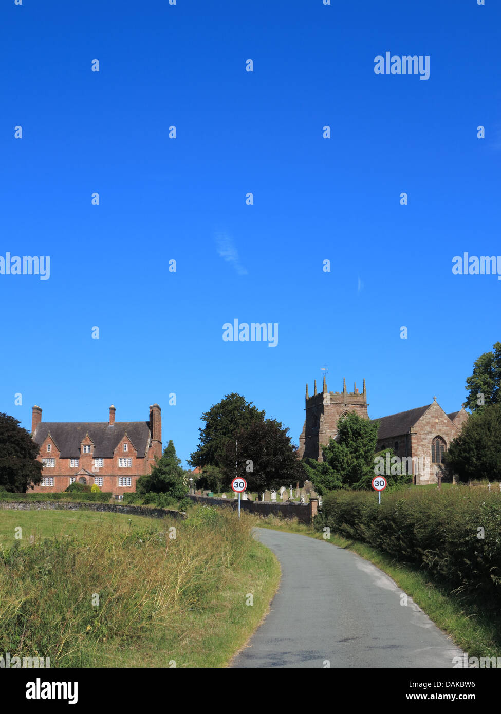 All Saints' Church & Forton Manor, Forton, Shropshire/Staffordshire ...