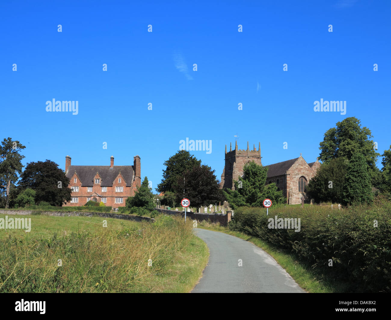 All Saints' Church & Forton Manor, Forton, Shropshire/Staffordshire ...