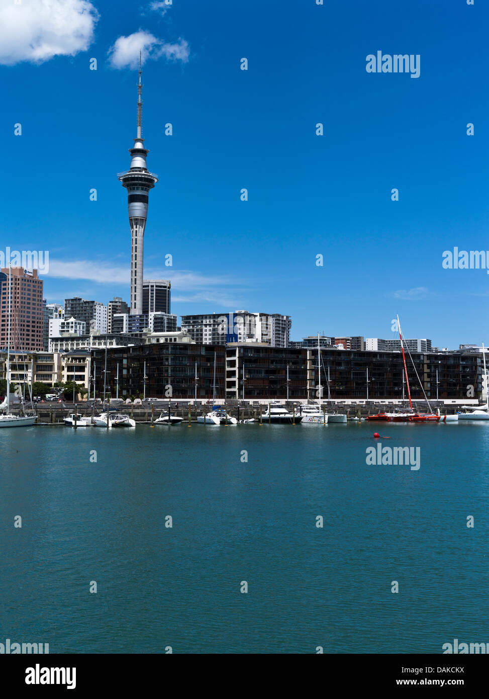dh Viaduct Basin AUCKLAND NEW ZEALAND Auckland waterfront buildings Sky ...
