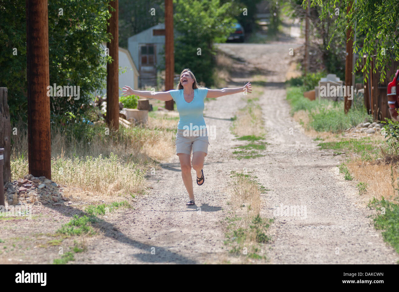 Arms stretched out hi-res stock photography and images - Alamy
