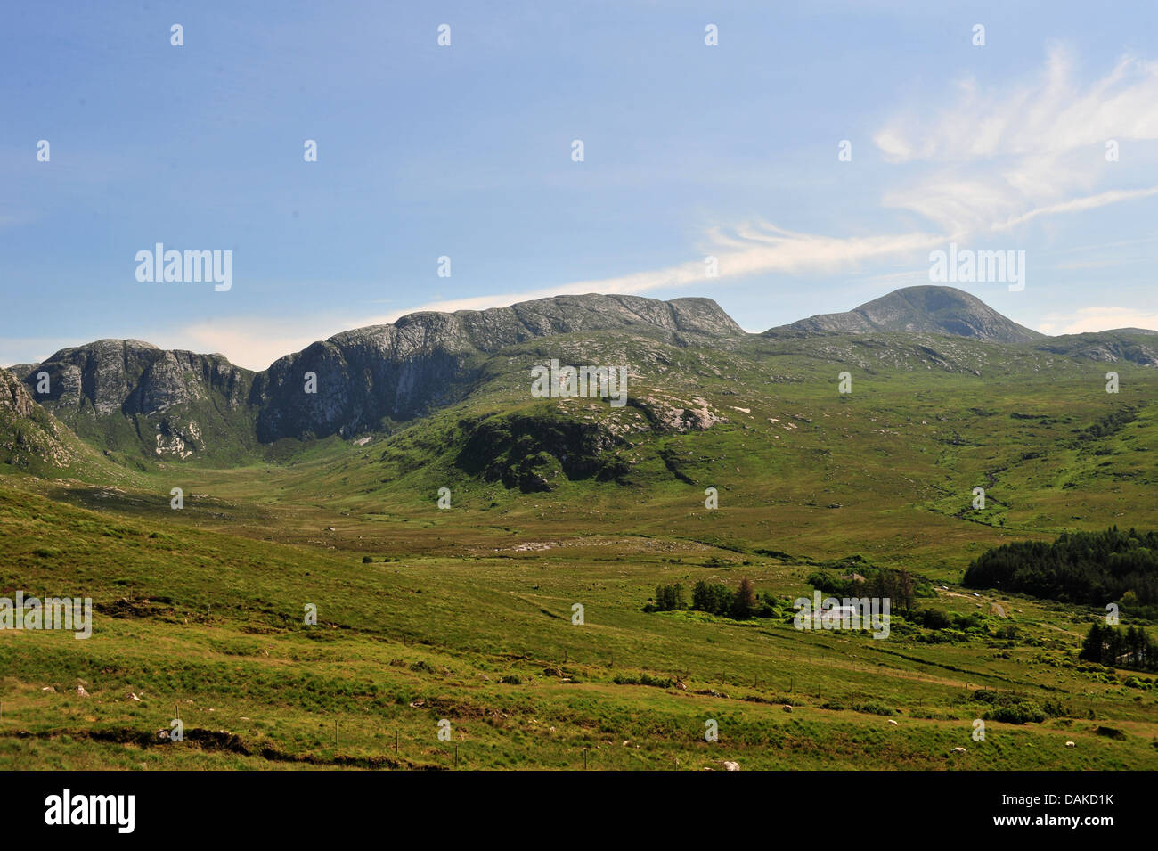 Derryveagh Mountains, Dunlewey, County Donegal, Ireland Stock Photo - Alamy