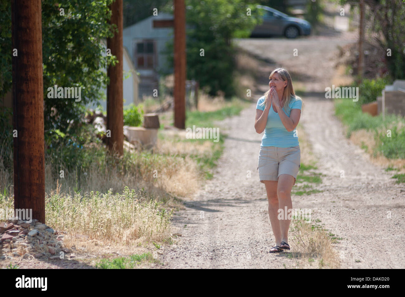Walking scared hi-res stock photography and images - Alamy