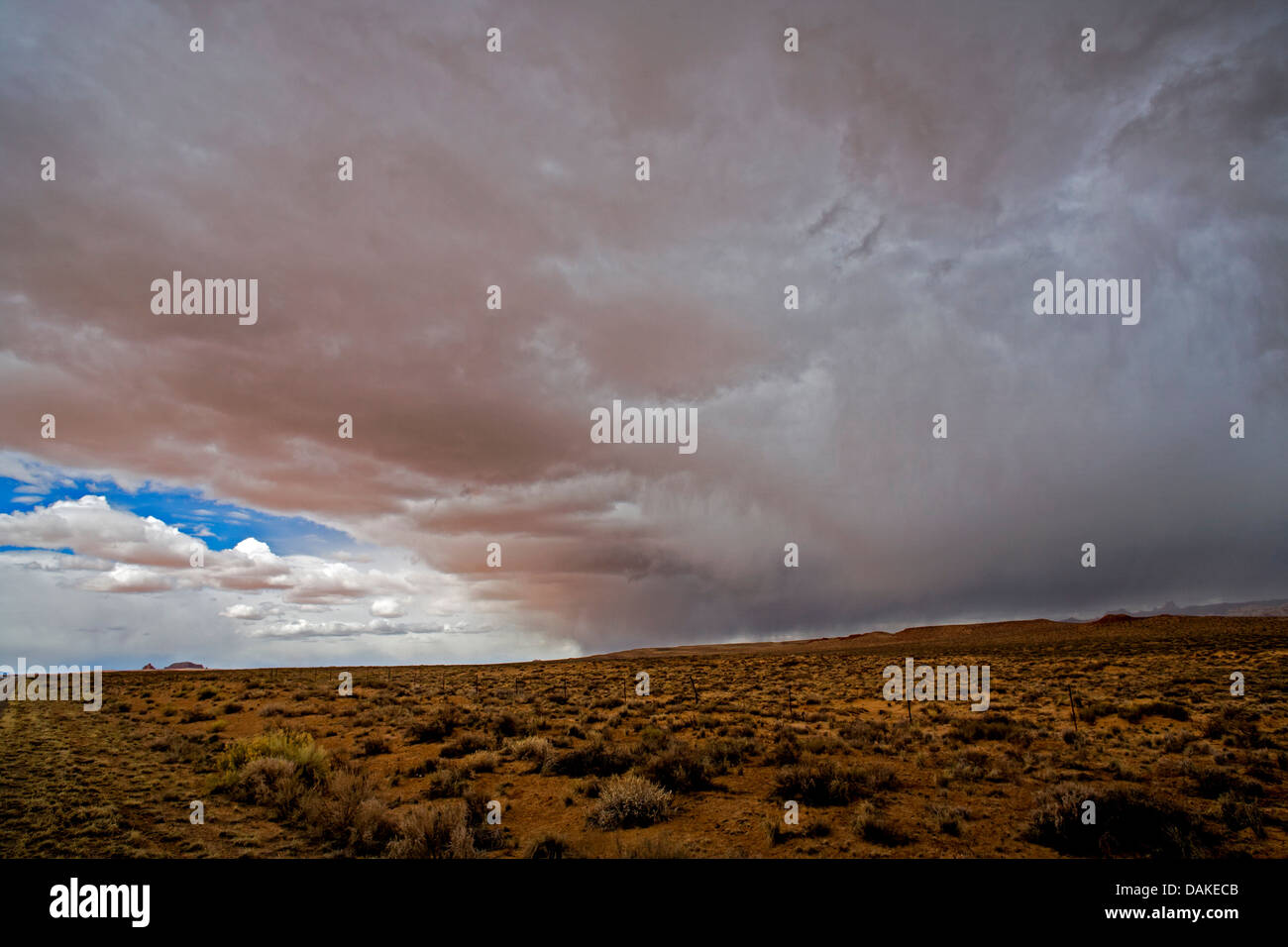Frightening storm prairie hi-res stock photography and images - Alamy