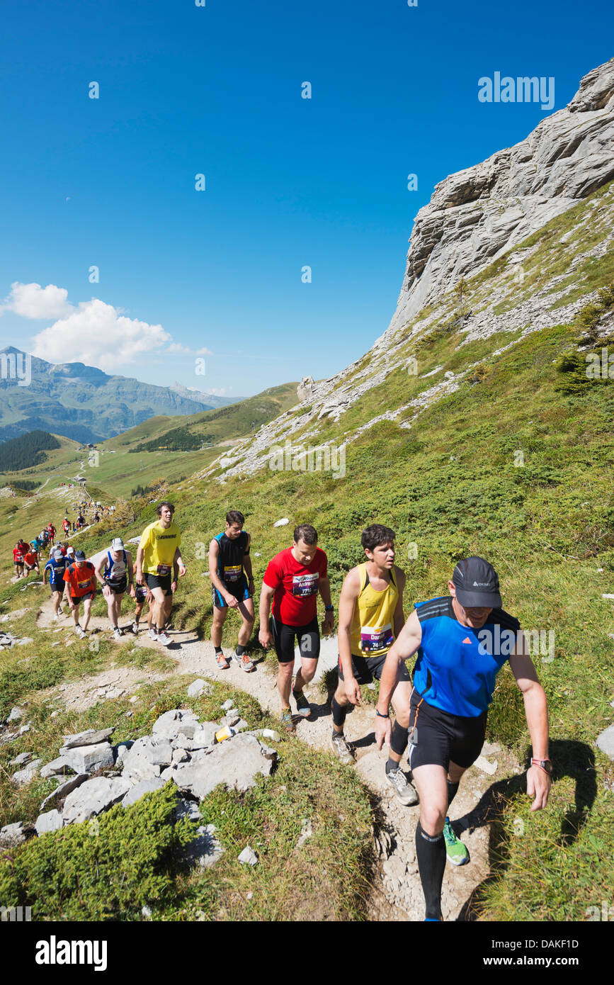Jungfrau marathon bernese oberland switzerland hi-res stock photography ...
