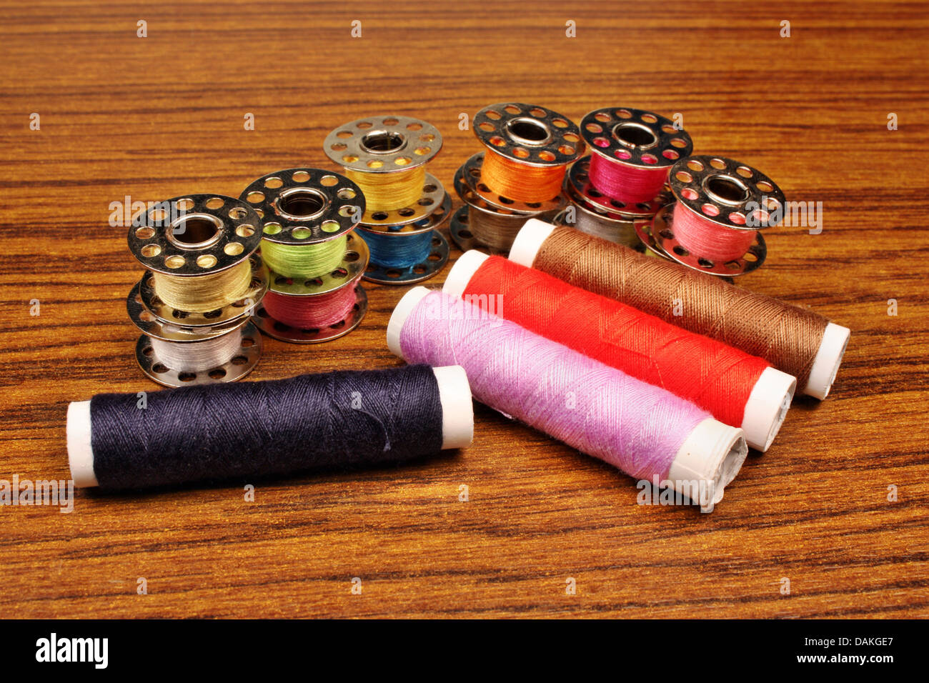 Thread a sewing machine Stock Photo - Alamy