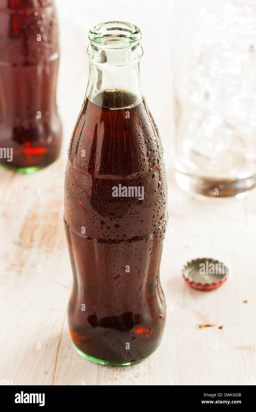 Refreshing Ice Cold Soda Pop in a Glass Stock Photo - Alamy