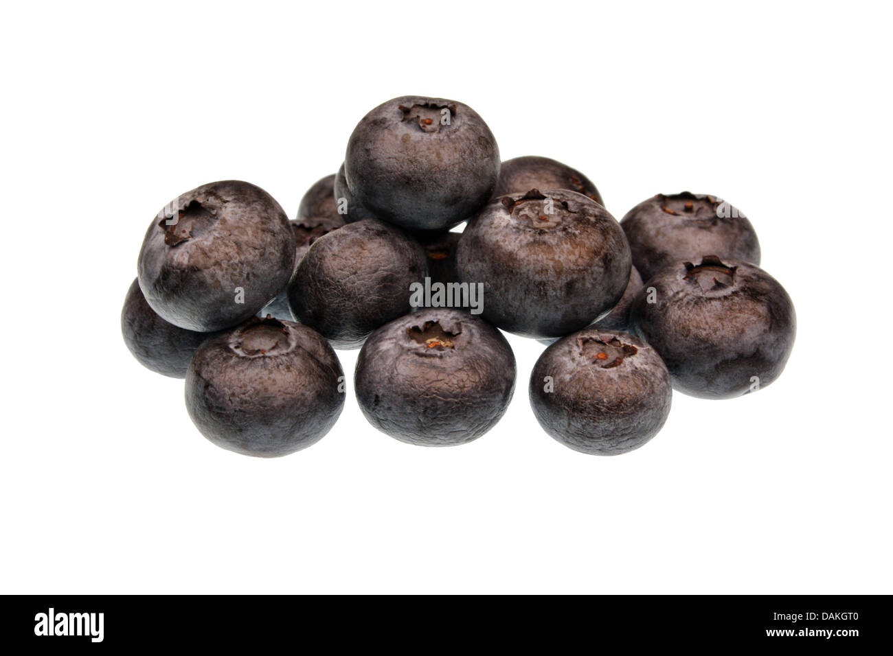 A few blueberries Stock Photo - Alamy