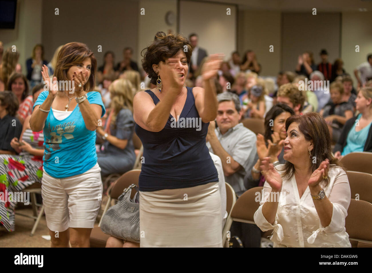 Handicapped Adult Transition Program (ATP) students receive applause ...