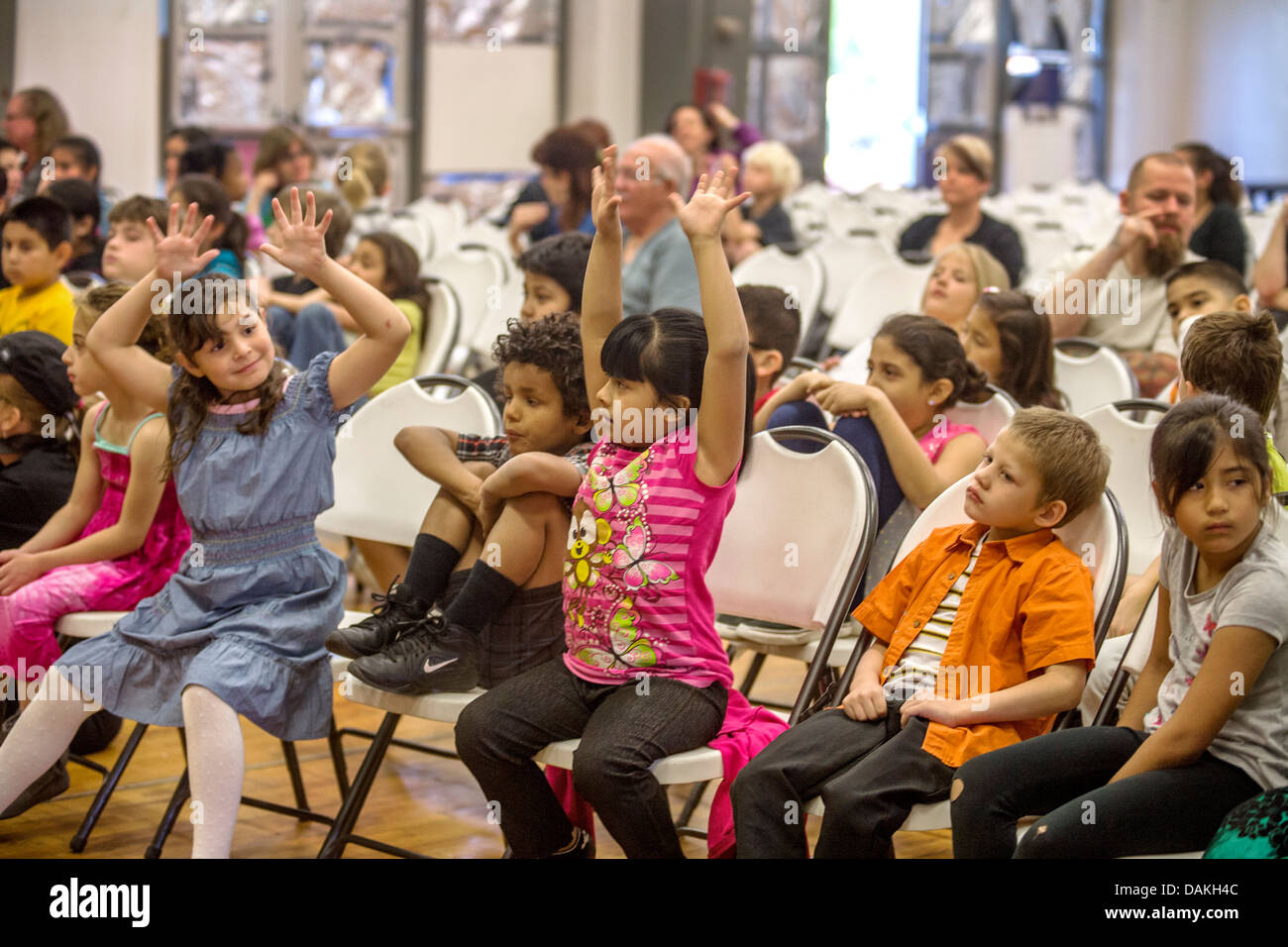 Deaf Children Signing In School