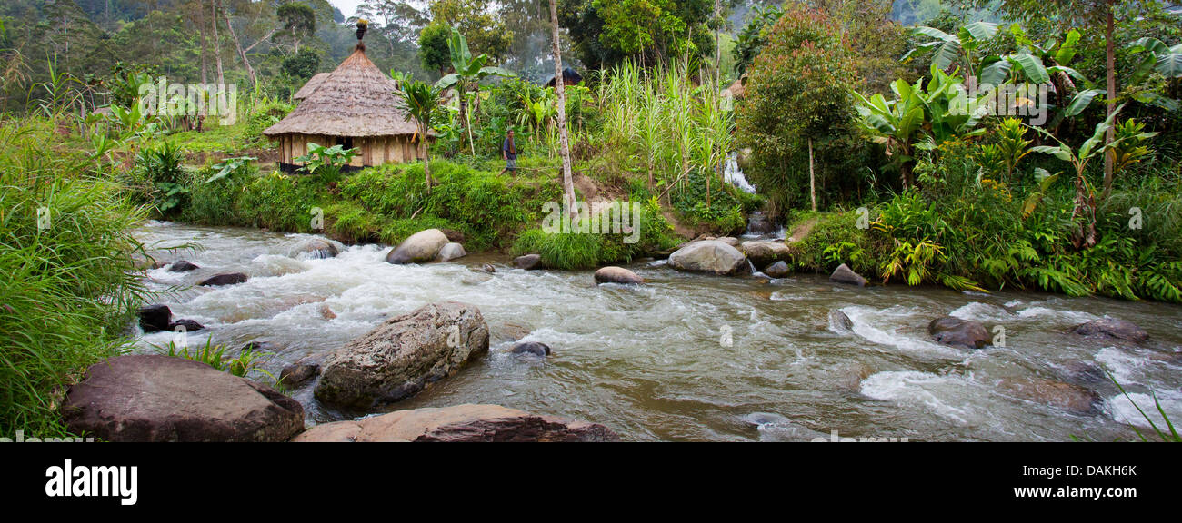 Papua new guinea highlands village hi-res stock photography and images ...