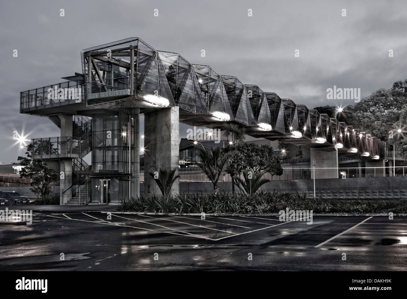 Jacobs Ladder Bridge, Auckland, New Zealand Stock Photo - Alamy