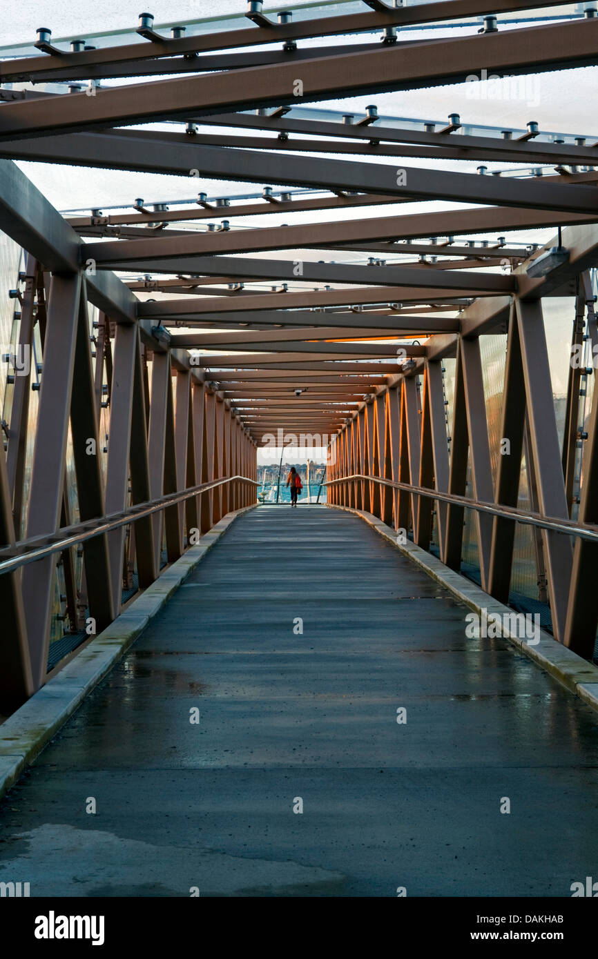 Jacobs Ladder Bridge, Auckland, New Zealand Stock Photo - Alamy