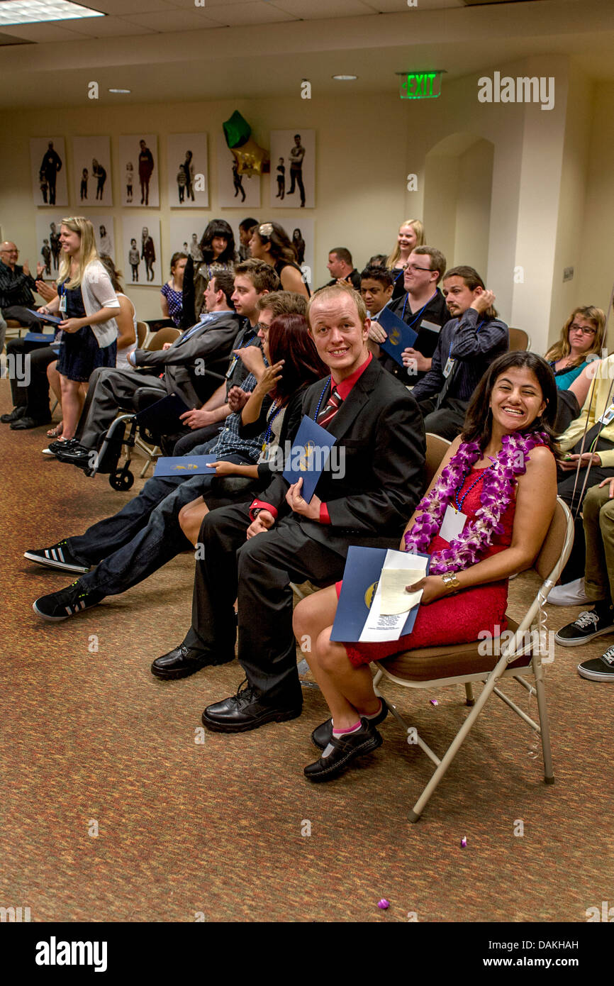Proud graduates of the Adult Transition Program (ATP) graduation in San ...