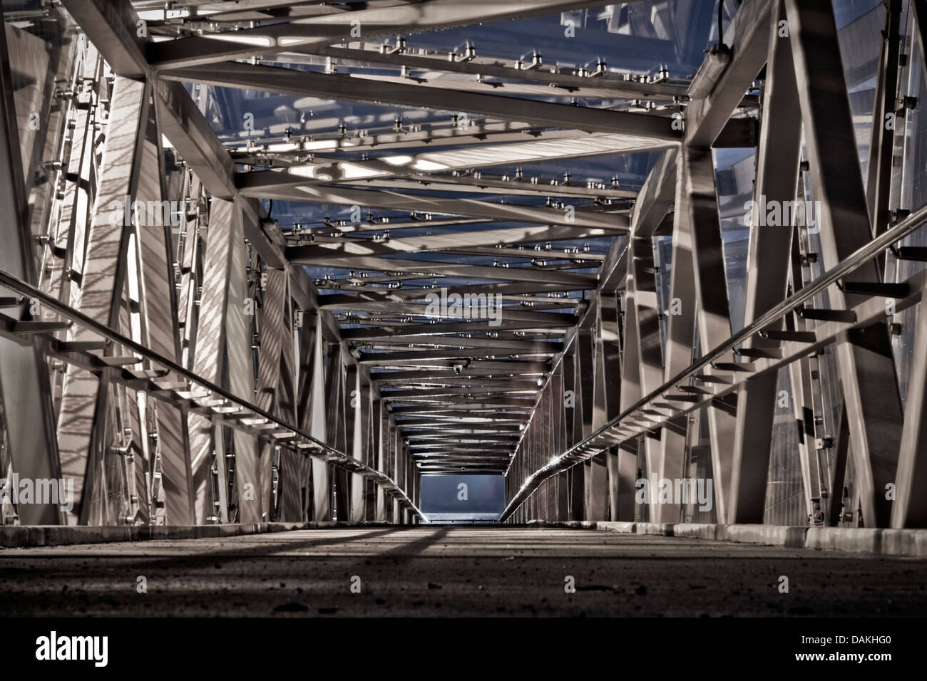 Jacobs Ladder Bridge, Auckland, New Zealand Stock Photo - Alamy