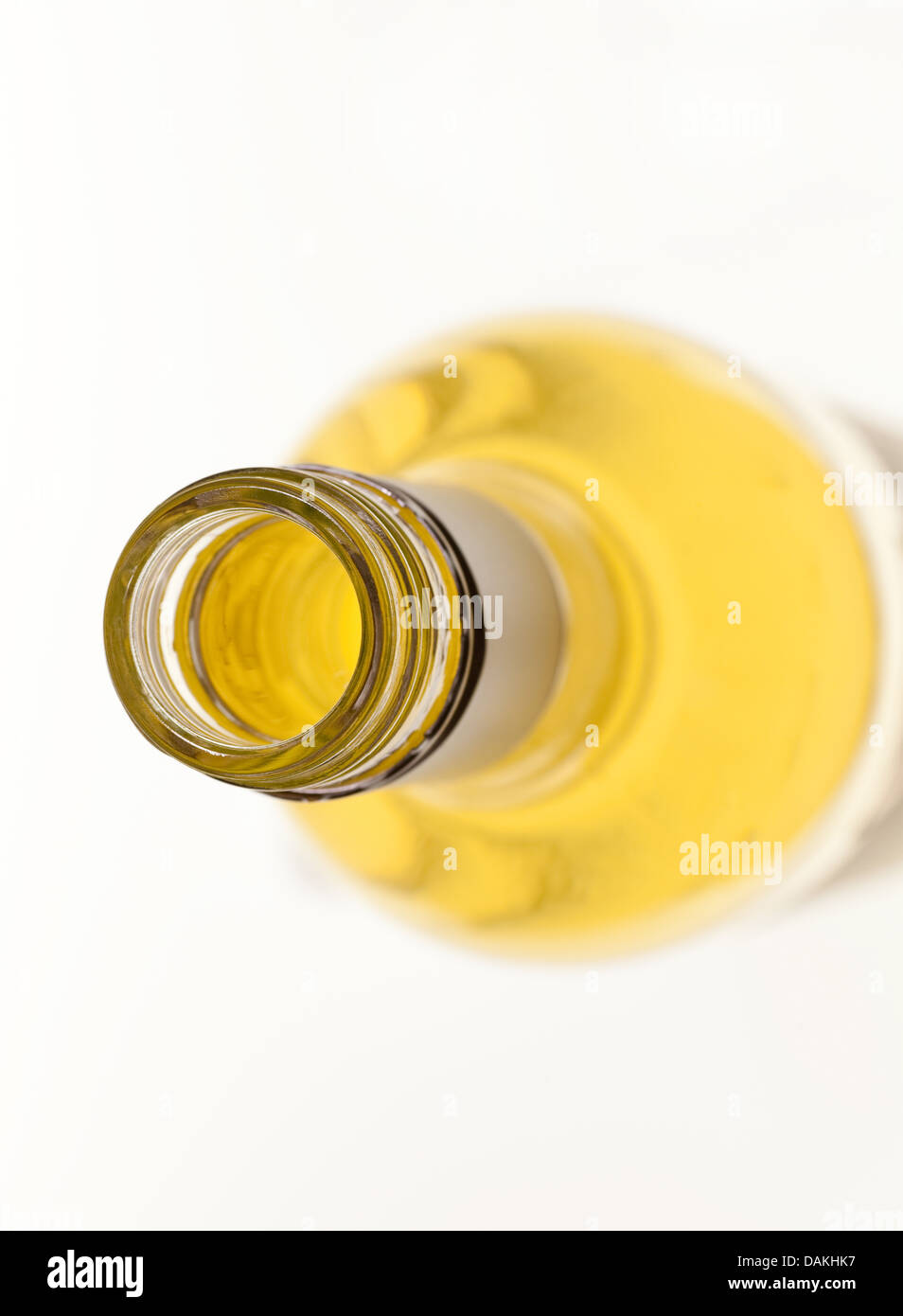 view in an open wine bottle Stock Photo - Alamy