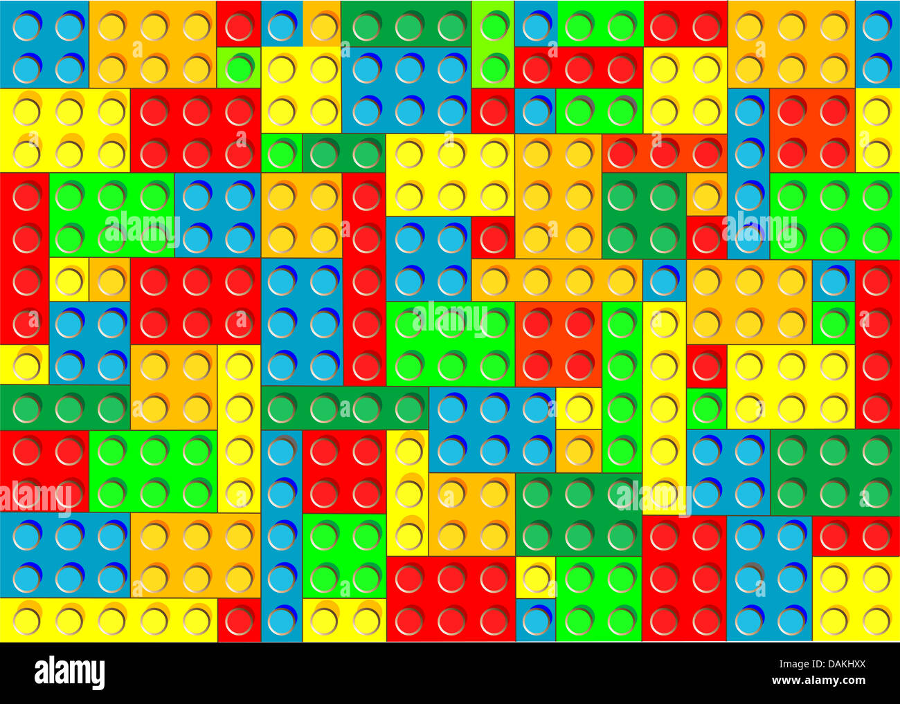 multicolor plastic construction blocks. seamless texture Stock Photo ...