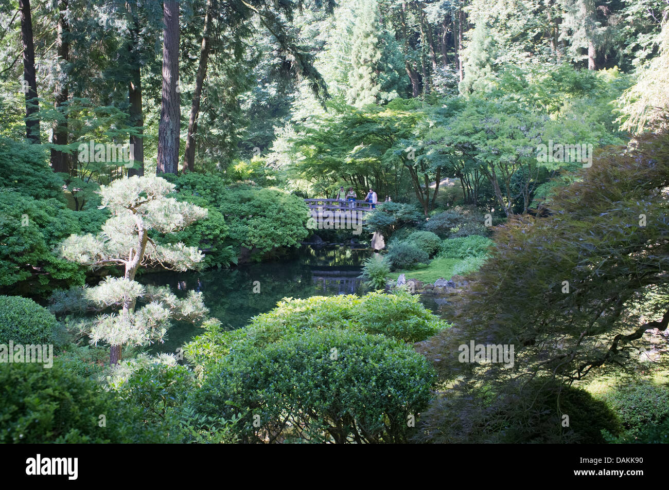 Portland Japanese Garden, Portland, Oregon Stock Photo - Alamy