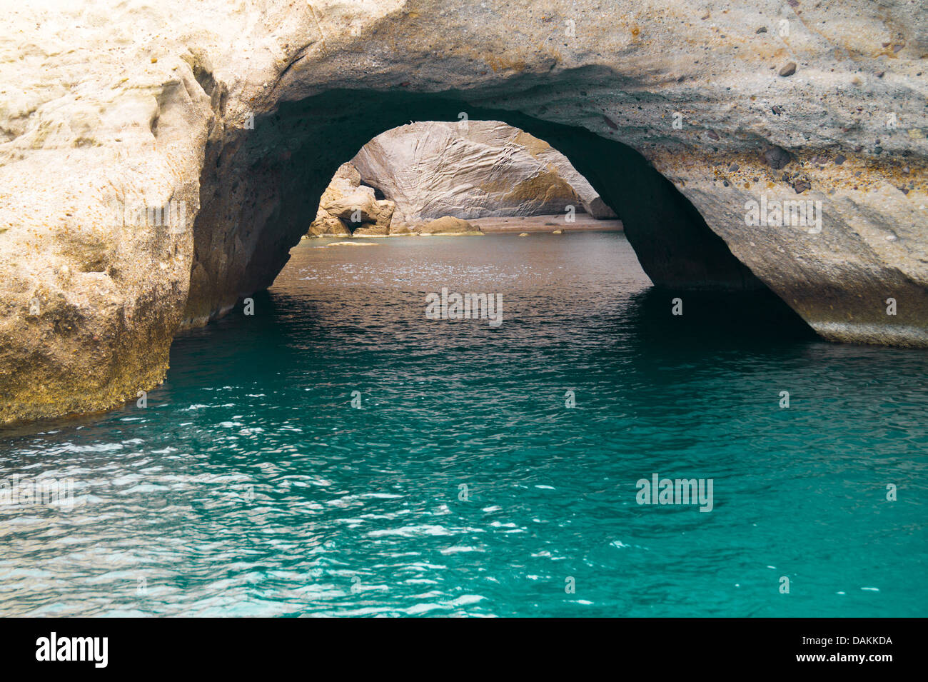 Kleftiko sea caves swim hi-res stock photography and images - Alamy