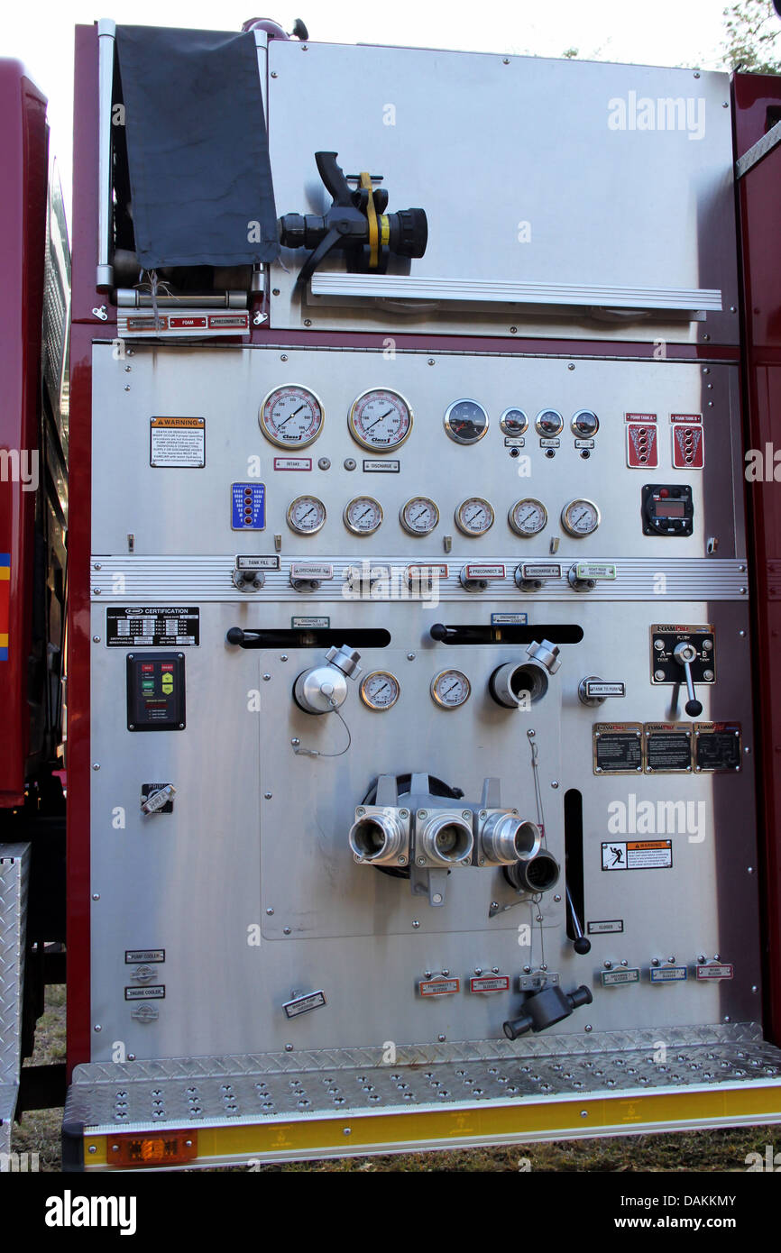 Fire truck meters hi-res stock photography and images - Alamy