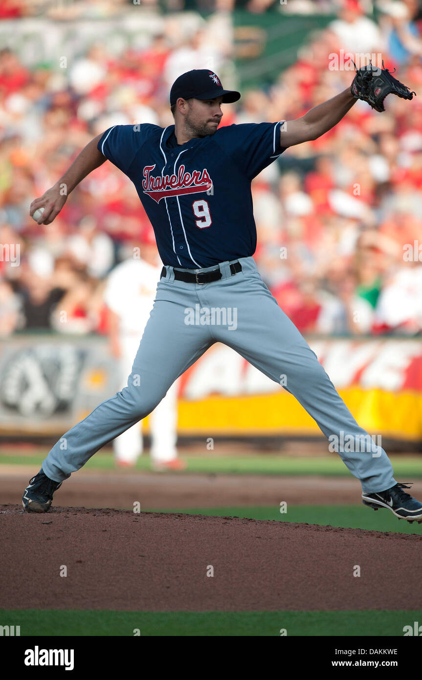 July 15, 2013 - Springfield, MO, United States - Pitcher Brandon Hynick ...