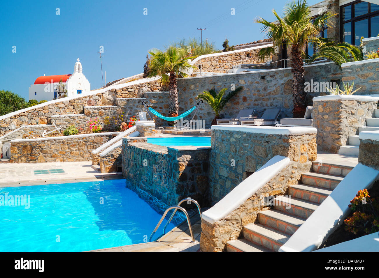 Traditional pool steps hi-res stock photography and images - Alamy