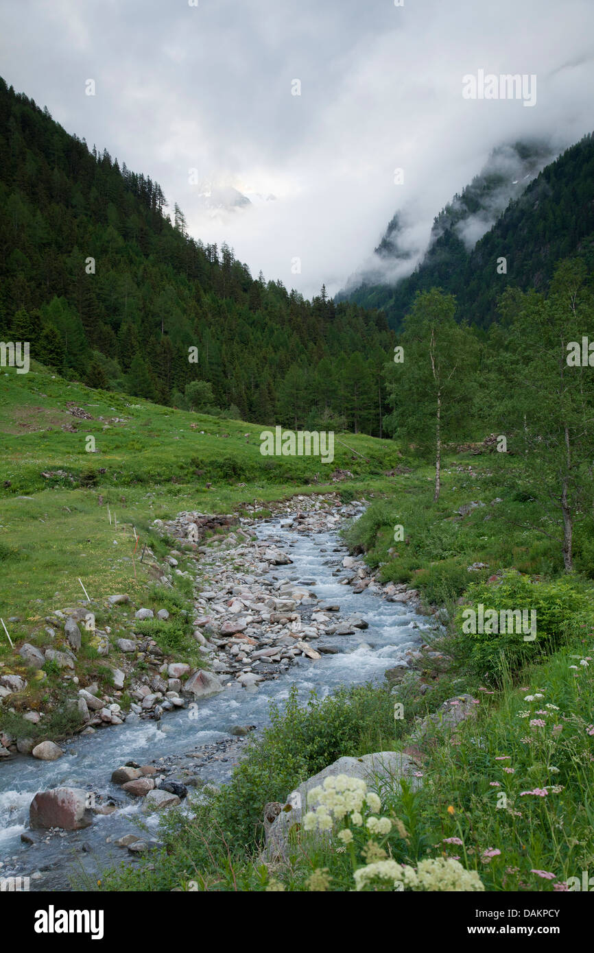 Little river at Trient Valley Stock Photo - Alamy