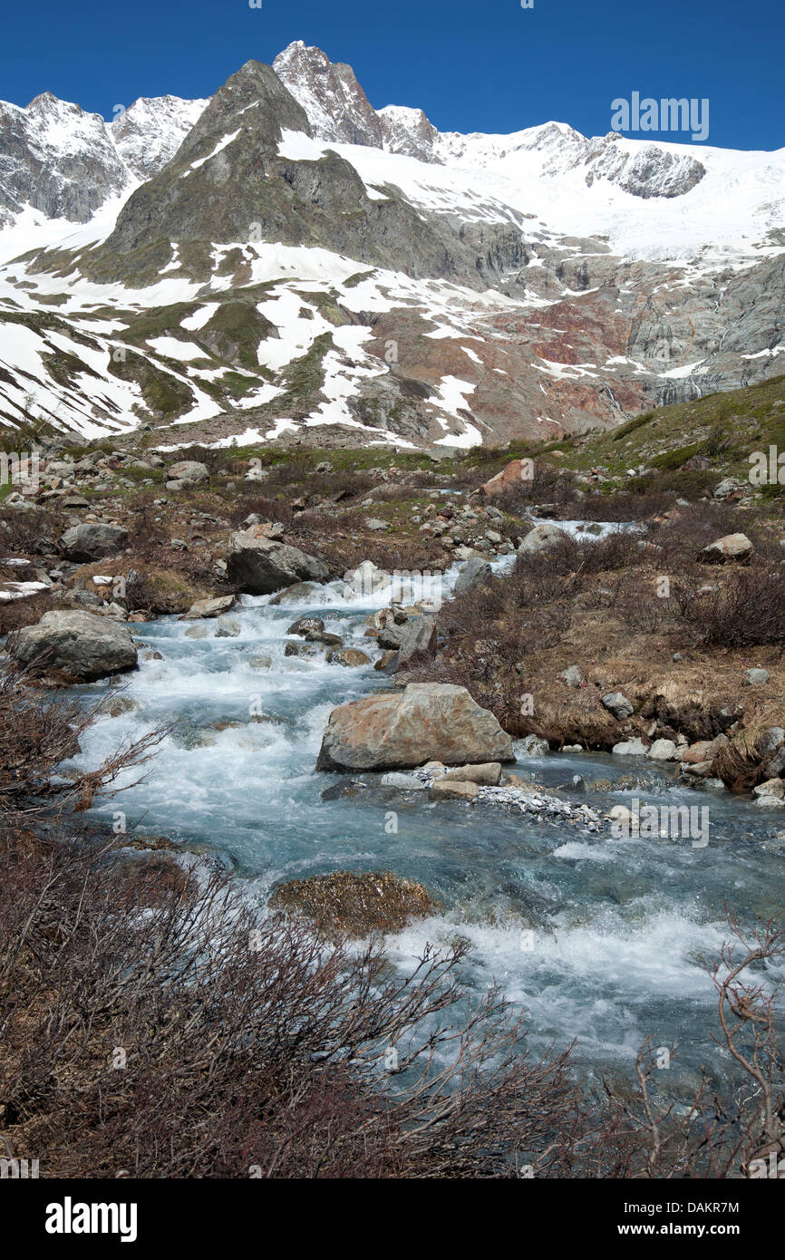 River at Val Veny Stock Photo - Alamy