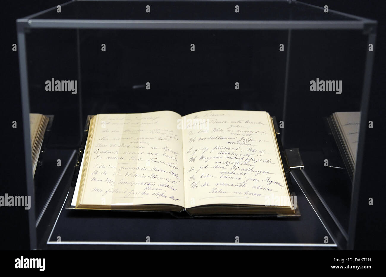 The poetic diary of the Austrian Empress Sisi is pictured as a part of ...