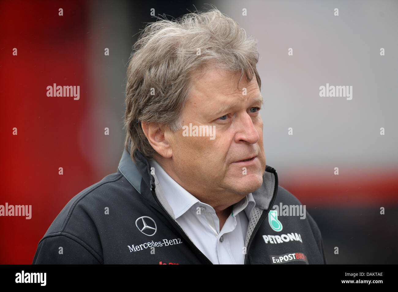 Motorsport Director of Mercedes Norbert Haug arrives at the Istanbul ...