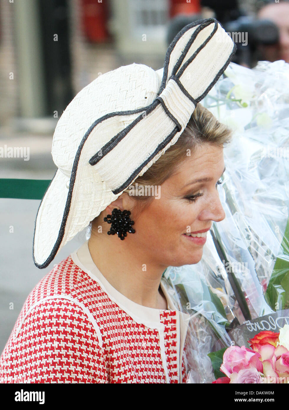 Dutch Princess Maxima arrives for the opening of the exhibition 'Maxima ...